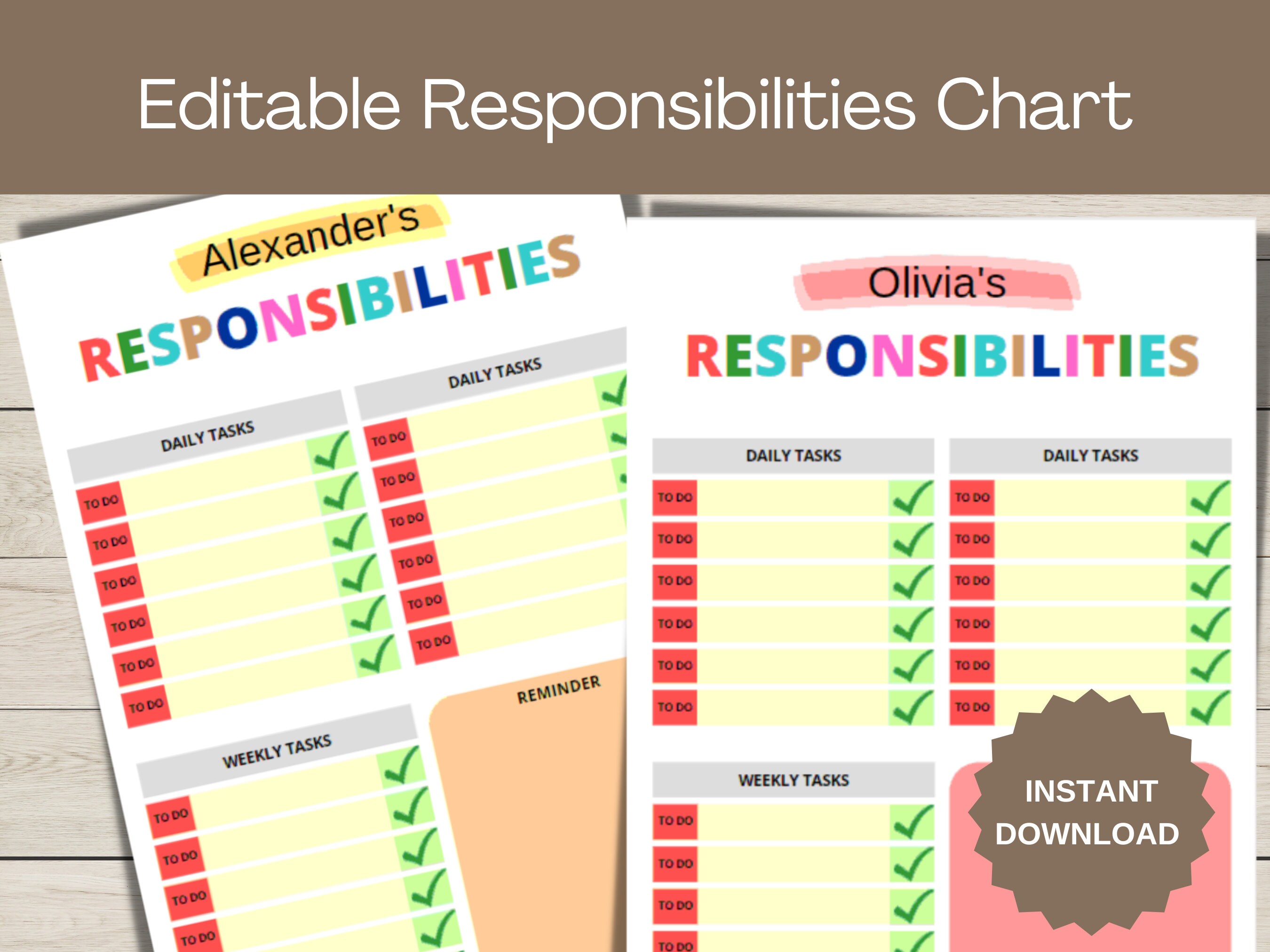 Editable Daily Routine Schedule. Weekly Schedule. Routine - Etsy Canada