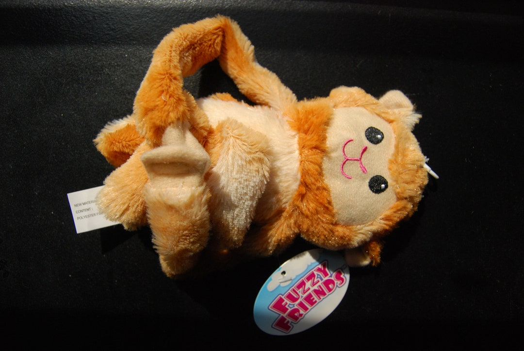 Fuzzy Monkey Doll - Etsy