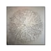Silver Handmade Wall Art- Abstract Oil Painting- Silver Thick Textured ...