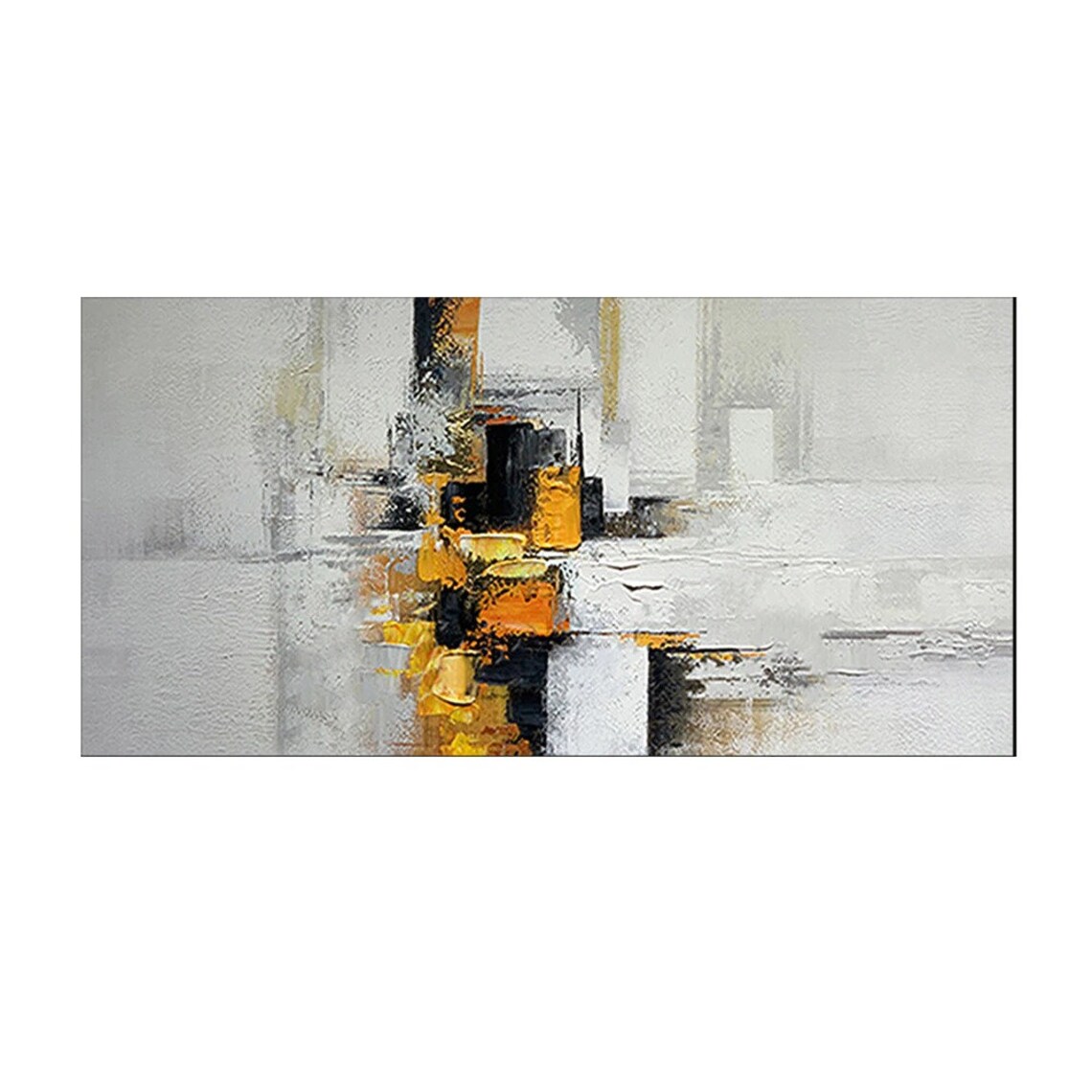 Abstract Portrait Wall Art Hand Painted-acrylic Heavy Texture Oil ...