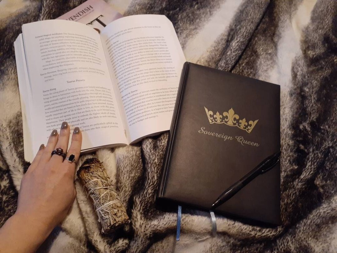 Sovereign Queen Journal Blank Grimoire 265 Page Blank Notebook - Etsy