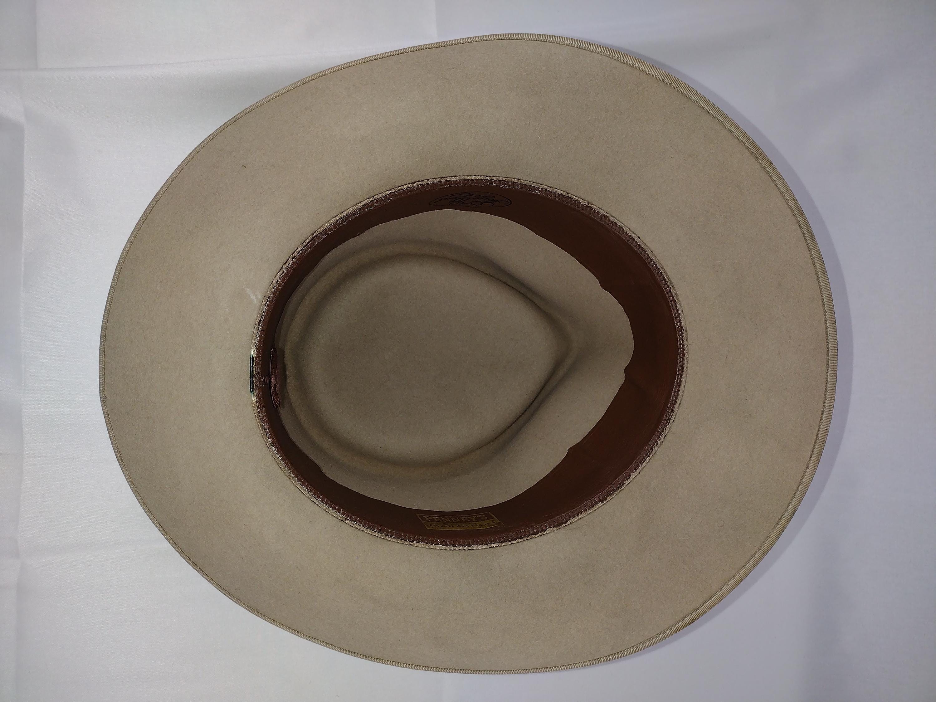 Late 1940s 1950s Penney's Marathon Fedora Stetson Open Road Clone ...