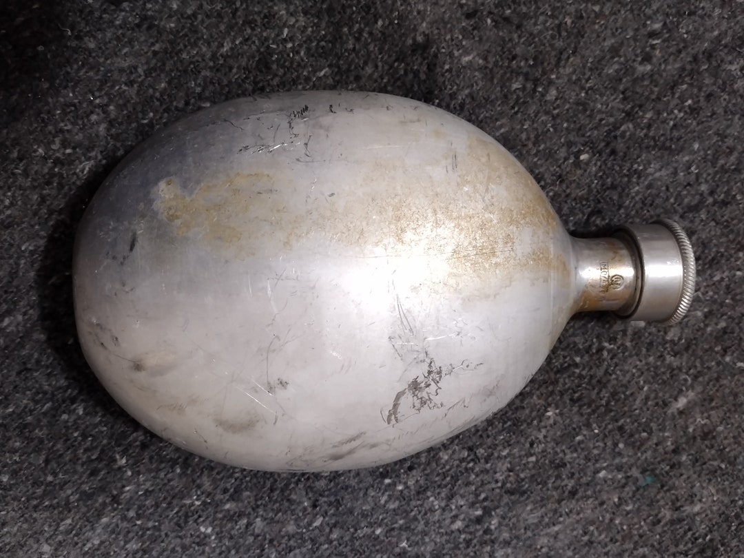 WW2 1930s RZM Canteen Aluminum Feldflasche M25 M31 HJ SA Paramilitary ...