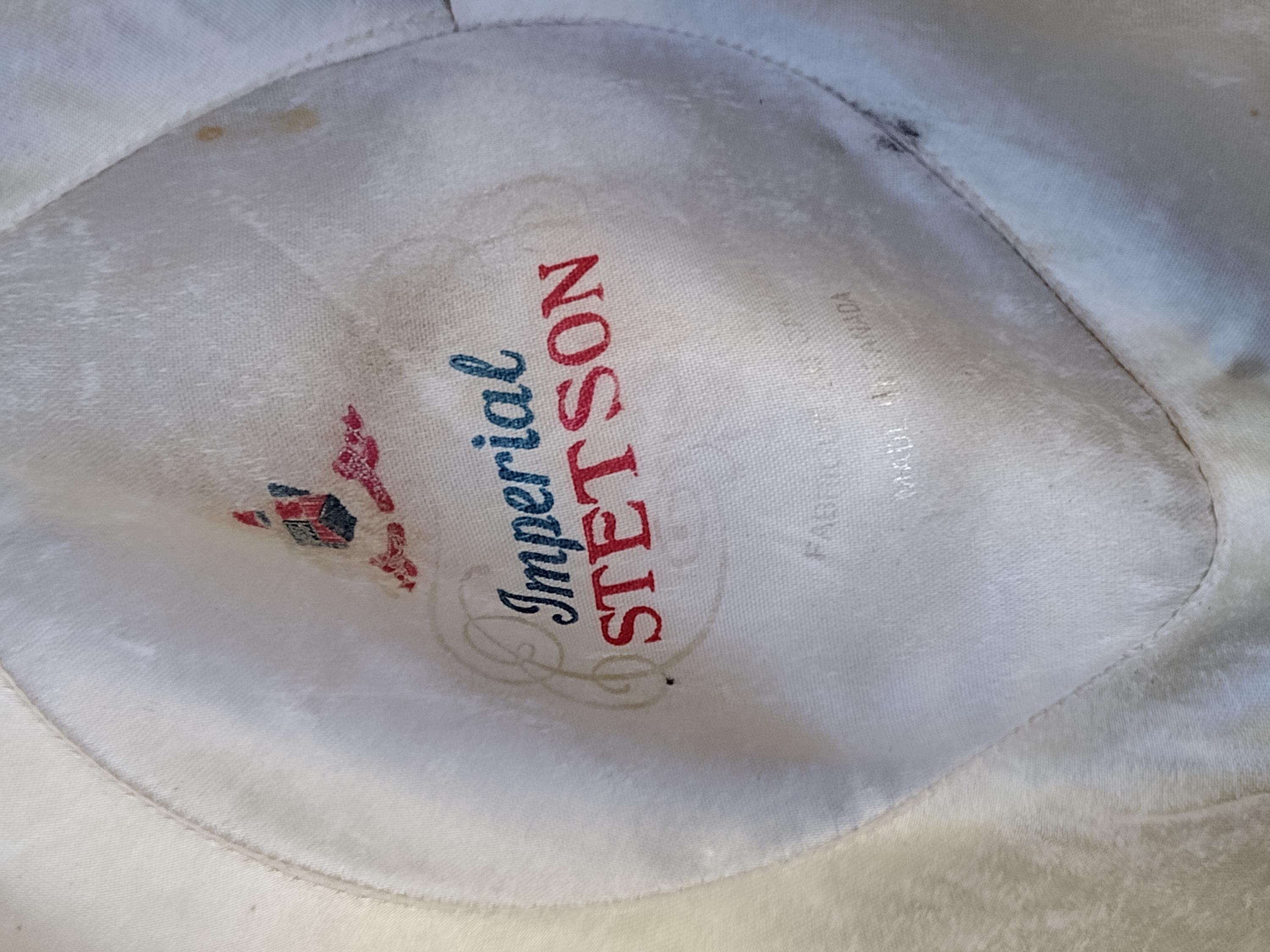 1950s Canadian Imperial Stetson Beaver Fur Homburg Hat Antique Collectible Men's Vintage ...