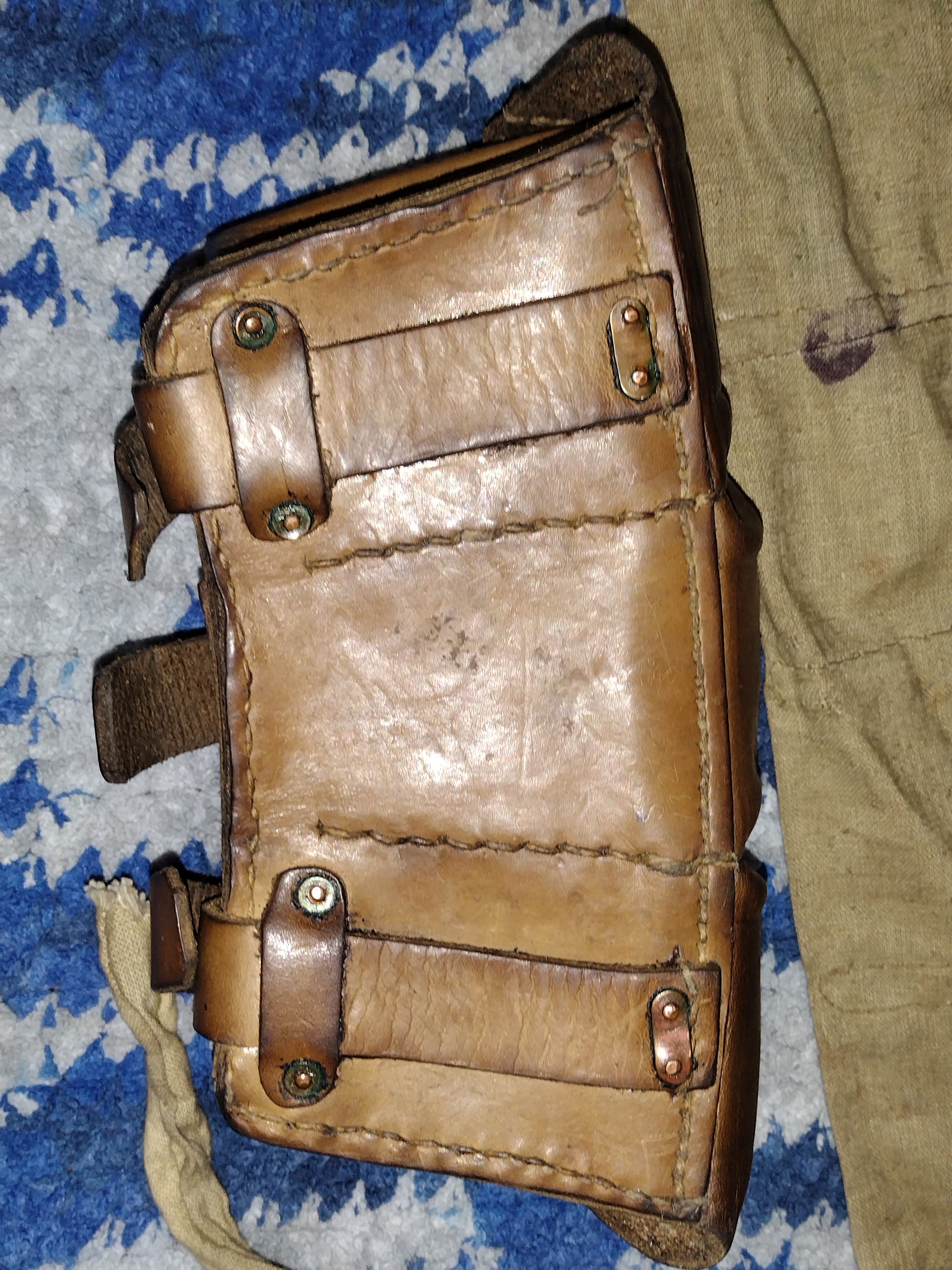 Turkish Mauser Rifle Ammo Pouches Bandolier Historical Antique ...