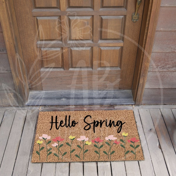 Hello Doormat - Etsy
