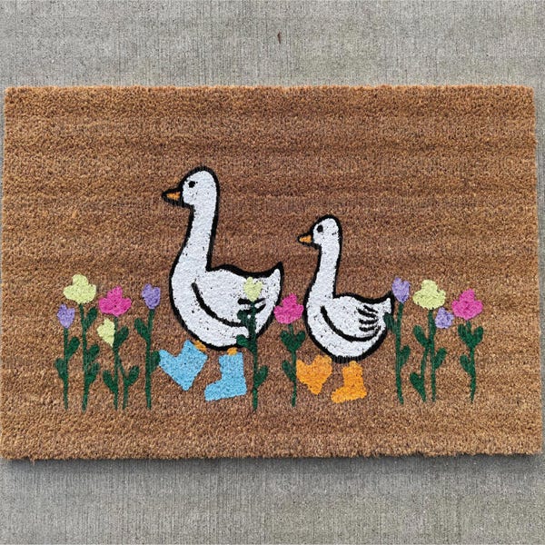 Spring Doormat - Etsy