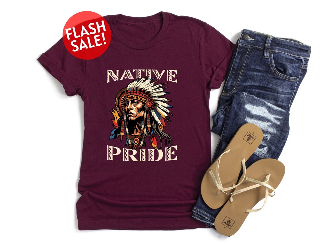 Native Pride Shirt, Chief Head Shirt, Equality Shirt, Indigenous ...