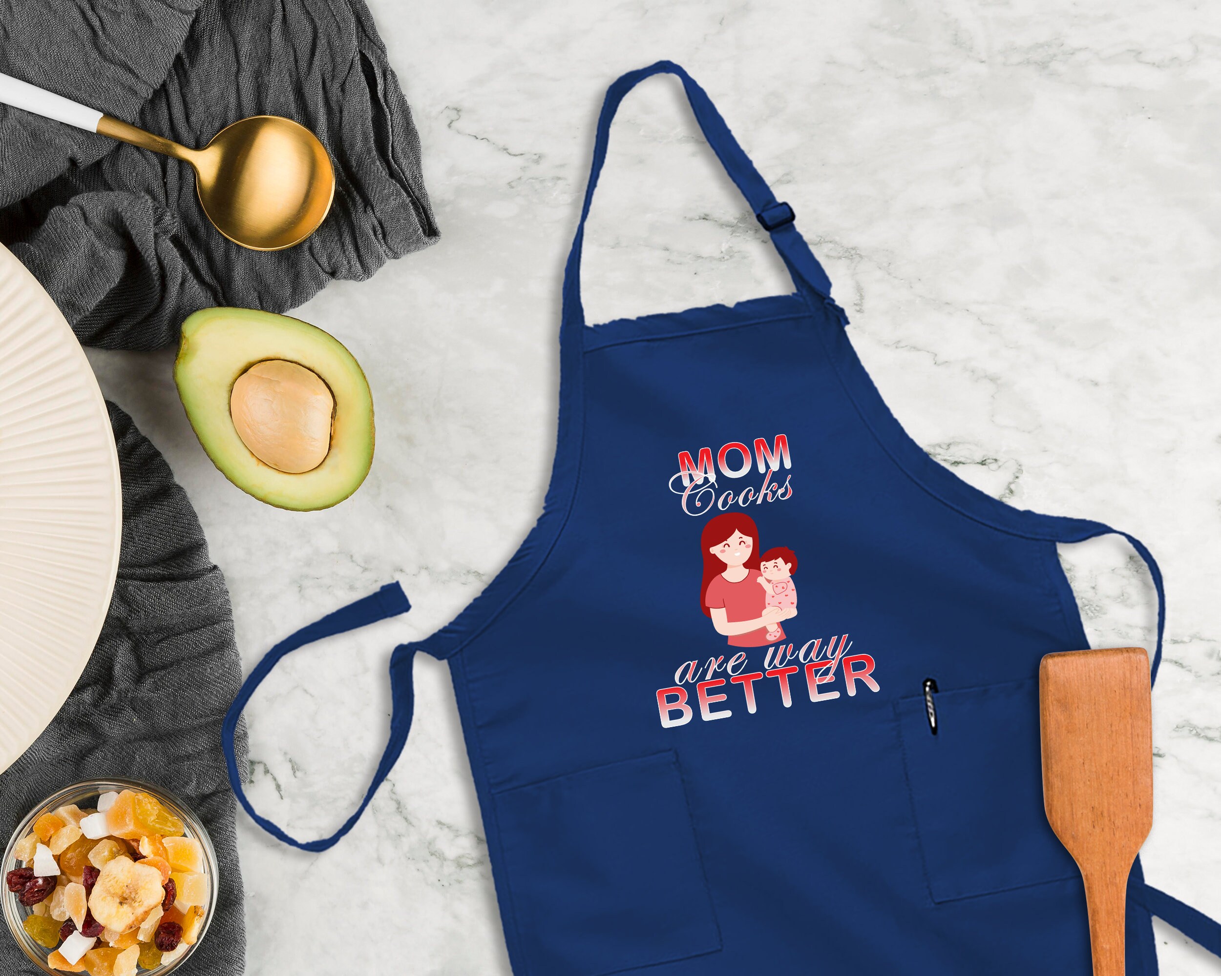 Mom Cooks Are Way Better Apron, Mother Apron, Cooking Apron, Funny ...