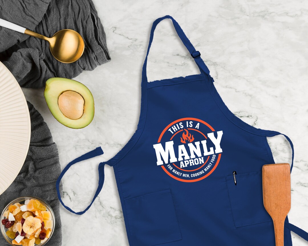 This is a Manly Apron, Apron for Man, Bbq Apron, Funny Apron, Grilling ...