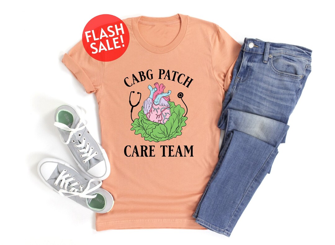 Cabg Patch Care Team Shirt, Cardiac Care Unit Shirt, CVICU Heart ...