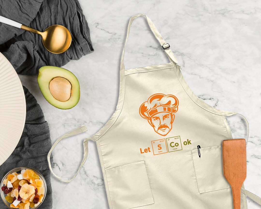 Let's Cook Apron, Chef Apron, Cooking Apron, Funny Apron, Grilling ...