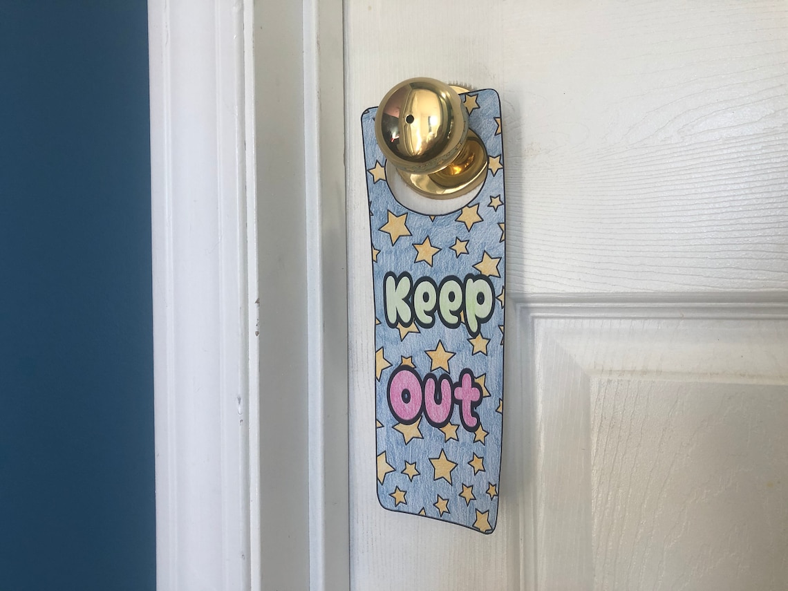Printable Door Hanger Sign| Door Knob| Hangers for Kids Rooms| Door ...