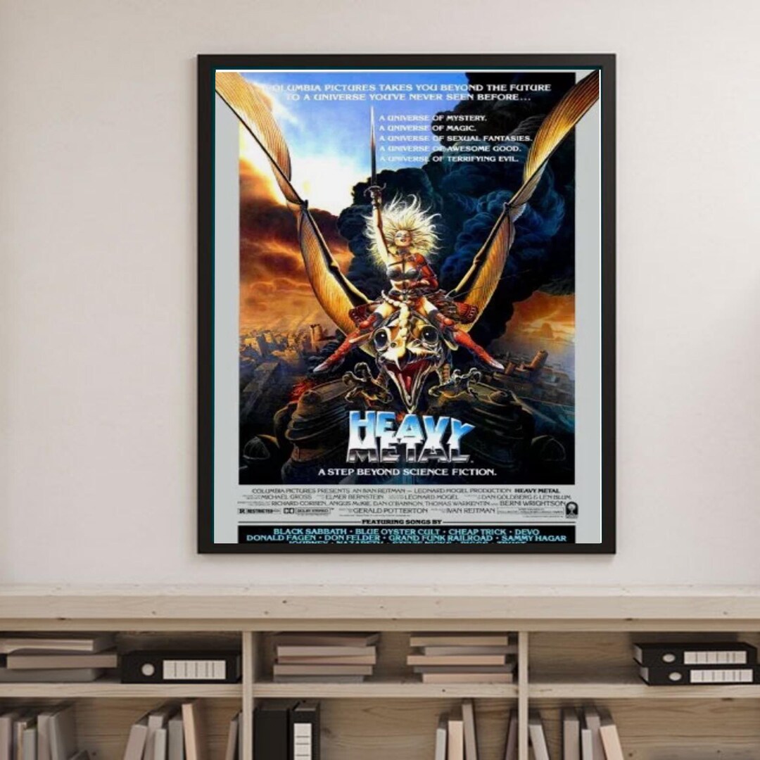 Heavy Metal Taarna Movie Poster - Etsy