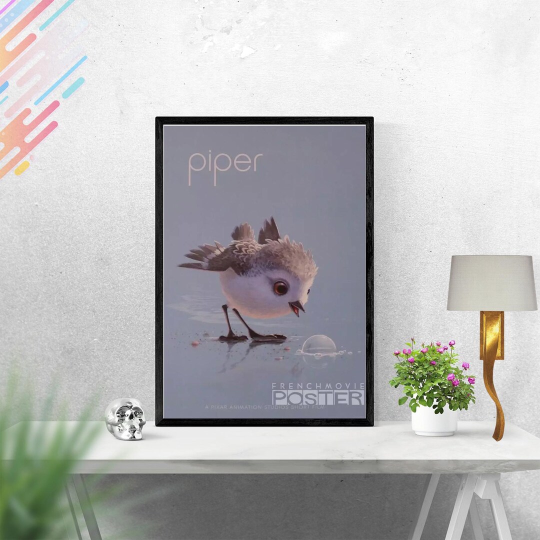 Piper - Very Rare Pixar Short Film Original Movie Poster - Bird - Beach ...