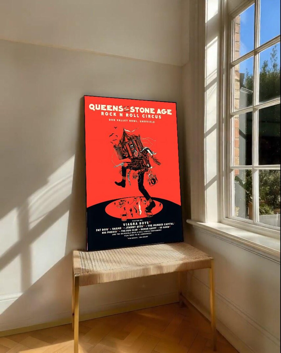 12 Reproduction Gig Poster Art Print Vintage Rock Metal Concert Style ...