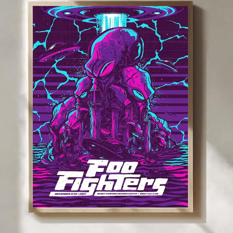 Foo fighters concerts poster - Etsy.de