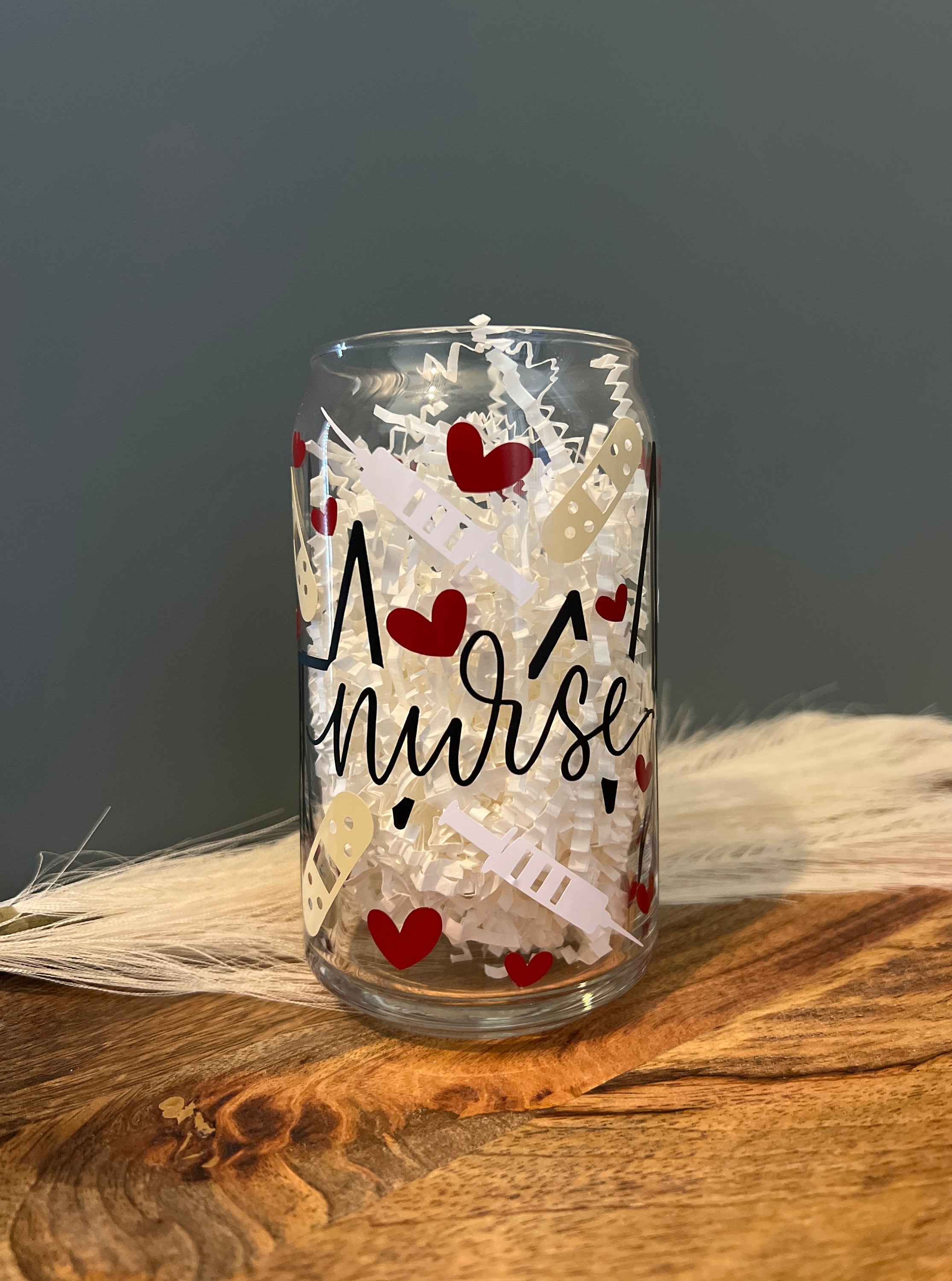 Nurse Glass Cup 16oz. Libbey Gift for Friends - Etsy