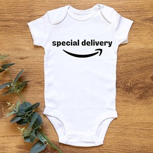 Special Delivery Onesie - Cute Fun Shopping Outfit - Order Package ...