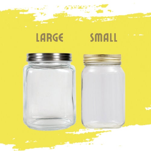 Seashell Jar Personalized Shells Sea Ocean Sand Gift Collect Grandkid ...