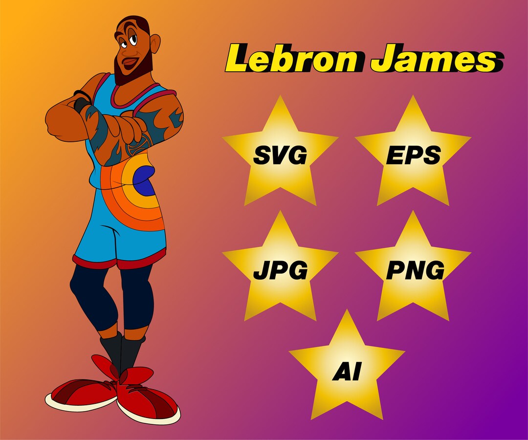 Lebron Svg, Ai Layered EPS,PNG,JPG - Etsy