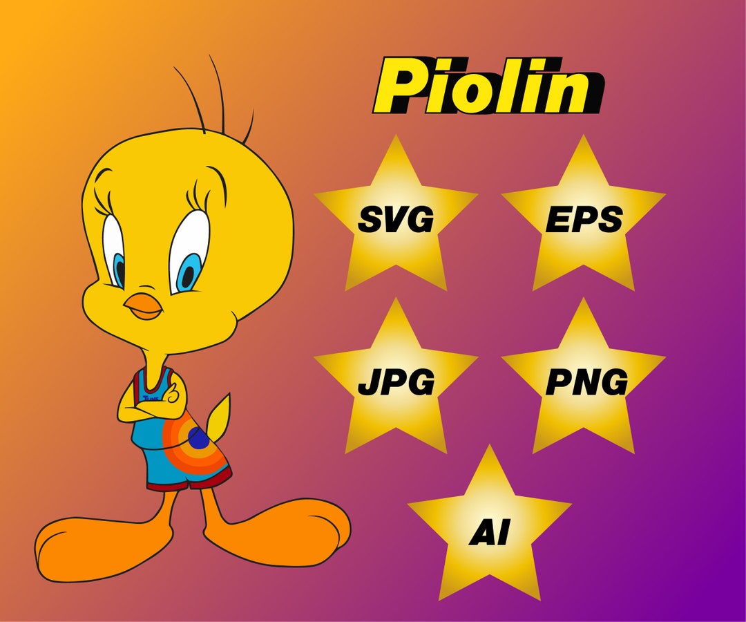 Piolin Svg, Ai en capas, EPS, PNG, JPG - Etsy España