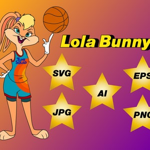Lola Bunny Svg, Layered Ai, EPS, PNG, JPG - Etsy