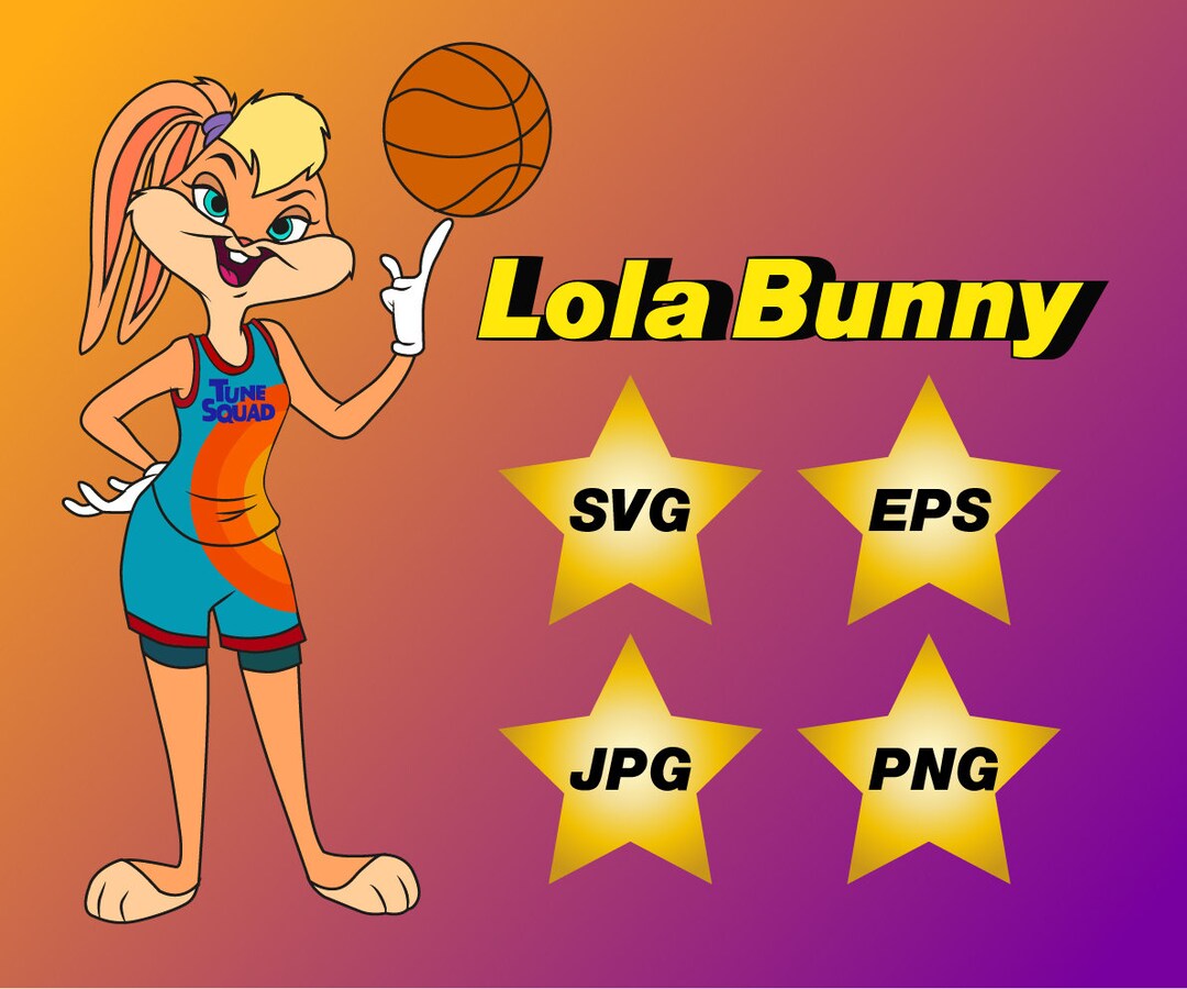 Lola Bunny Svg en capas, EPS, PNG, JPG - Etsy México