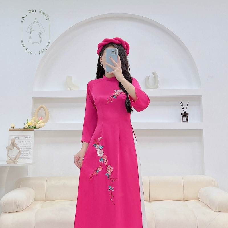 Cherry Blossom Ao Dai - Etsy