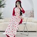 Red Mini Flowers Pre-made Ao Dai | Ao Dai Set for Women| Ao Dai Viet ...