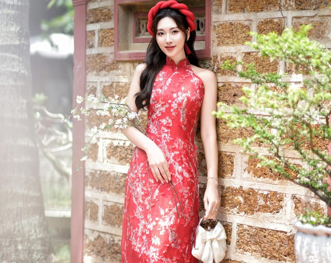 Set Ao Dai Design/ Morden Design/ Ao Dai for Her /ao Dai Vietnam/ Ao ...