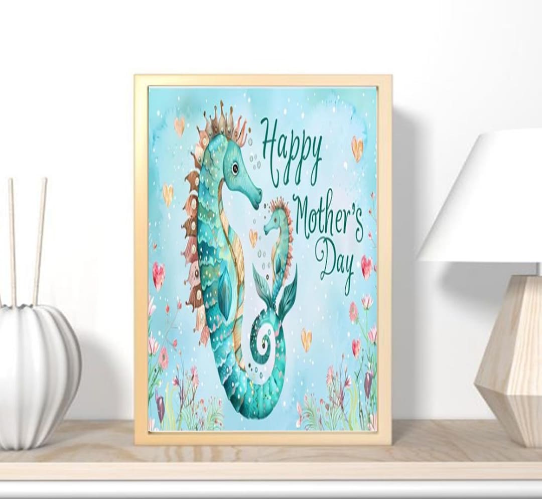 Art De La Fête Des Mères Poster - Etsy