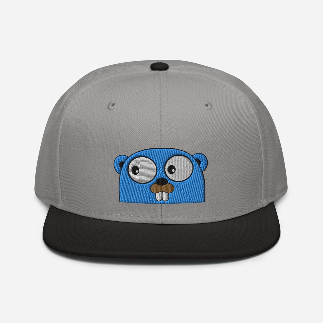 Go Gopher Embroidered Snapback Hat - Etsy