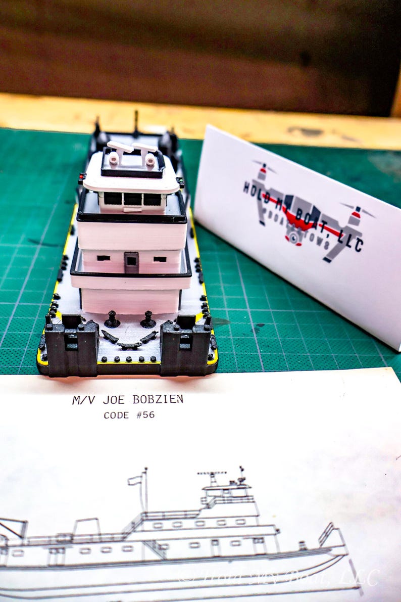M/V Joe Bobzien 1:245 Towboat Replica - Etsy