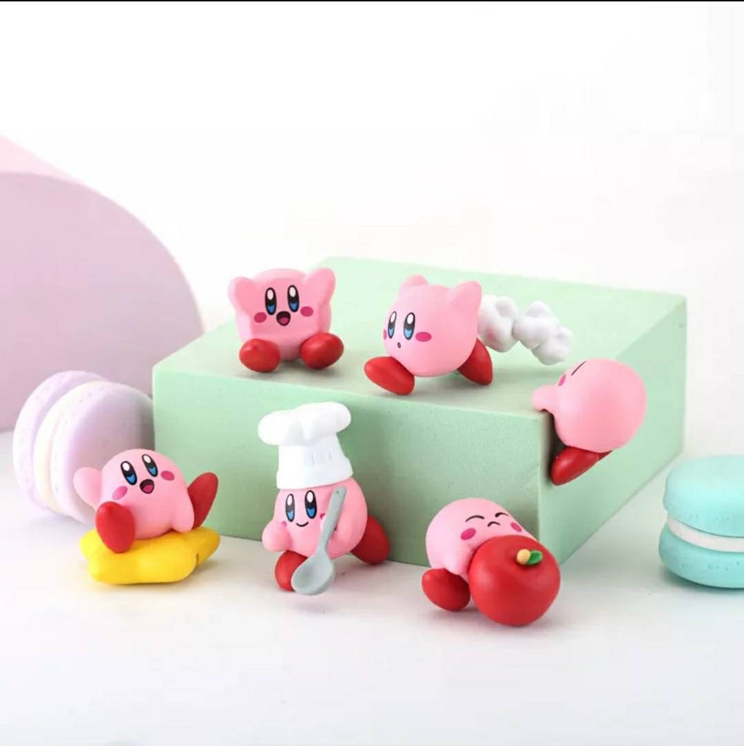 Cute Kirby Mini Figures - Etsy