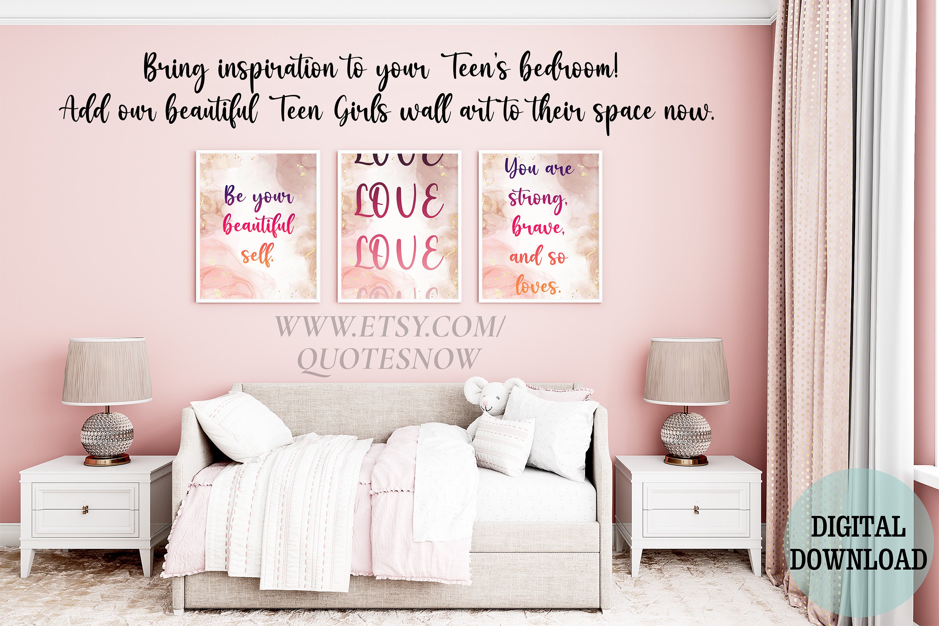Attractive Wall Decor Room Ideas For Teenage Girls