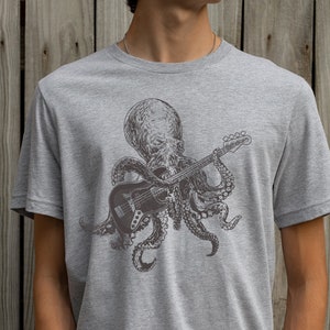 Bassist Octopus Shirt | Funny Tshirt | Bass Player Gift Idea | Cute ...