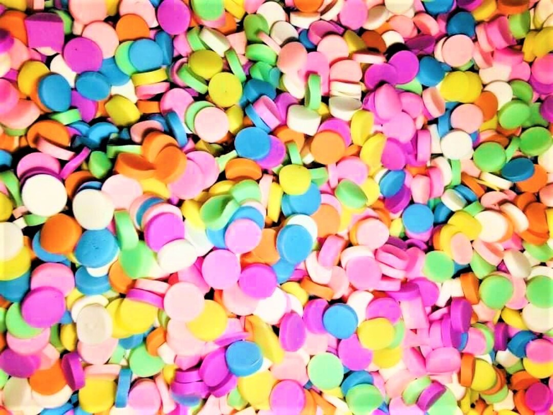 Multi- Colored Dot Polymer Clay Mix - Etsy