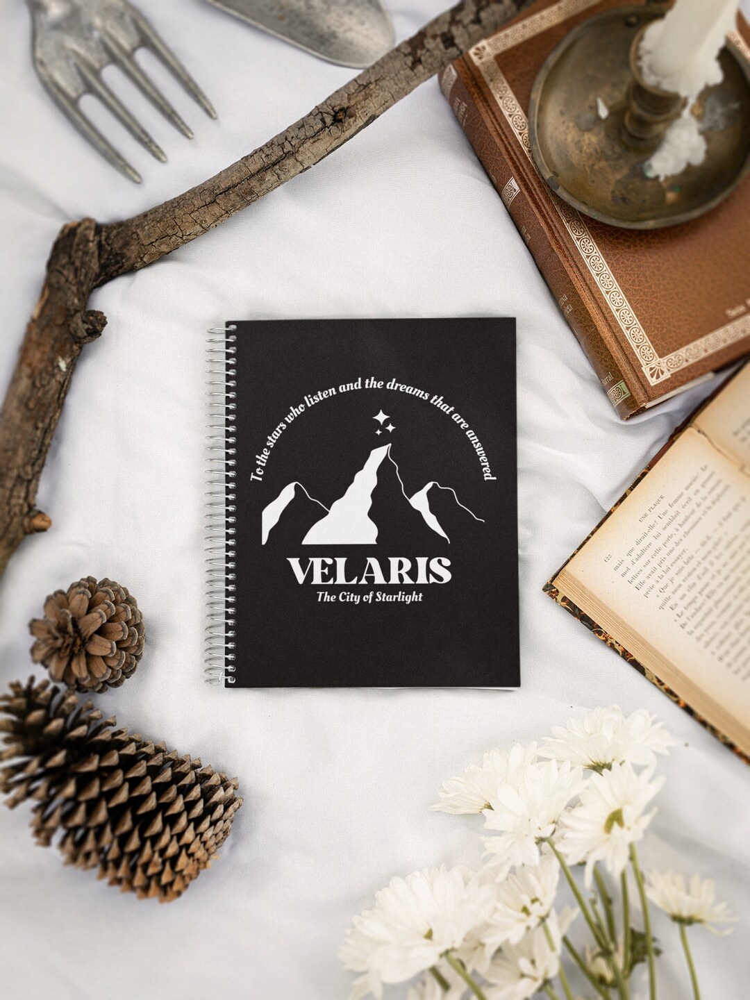 ACOTAR Velaris Spiral Notebook Ruled Line A Court of Thorns and Roses ...