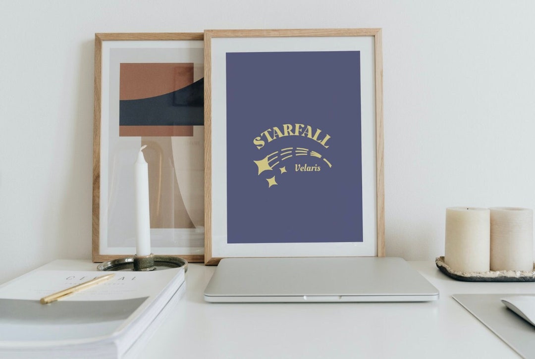 ACOTAR Starfall Velaris Art Print Sarah J Maas a Court of Thorns and ...