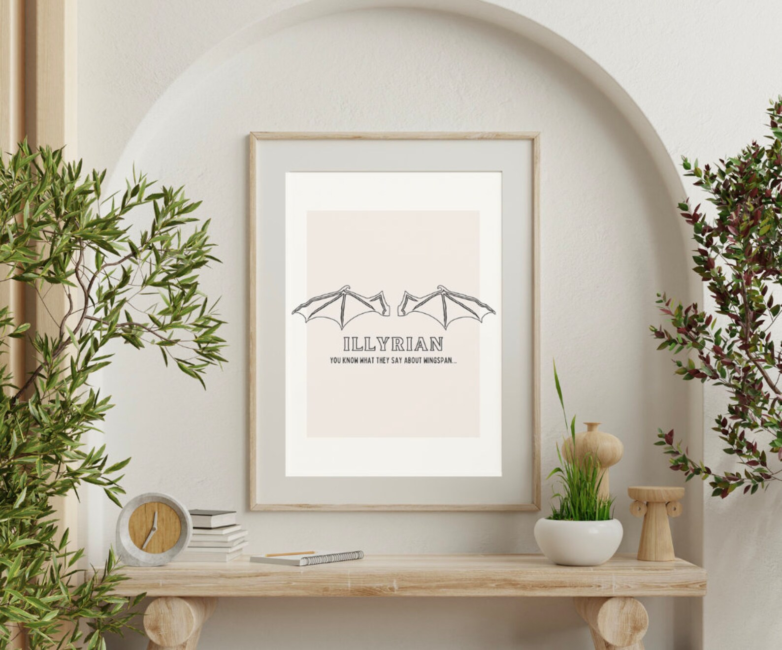 ACOTAR Illyrian Wingspan Art Print A Court of Thorns and Roses Art ...