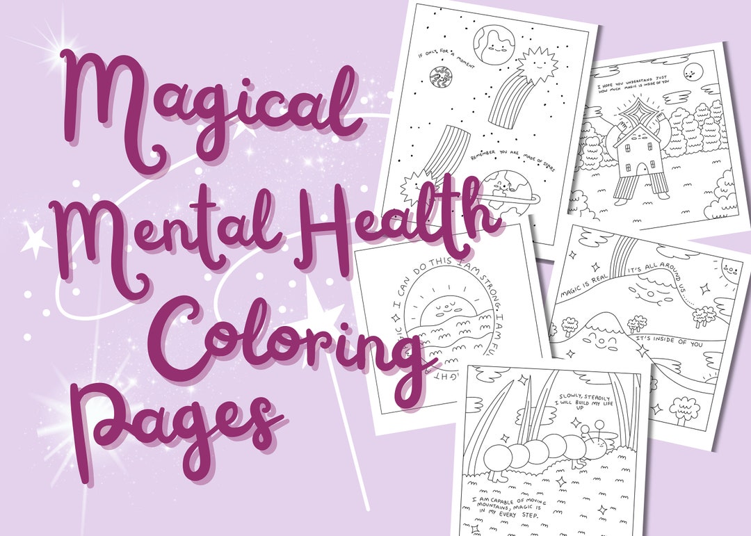 Magical Mental Health Coloring Pages | Printable Coloring Page ...