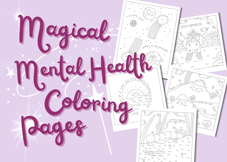 Magical Mental Health Coloring Pages | Printable Coloring Page ...