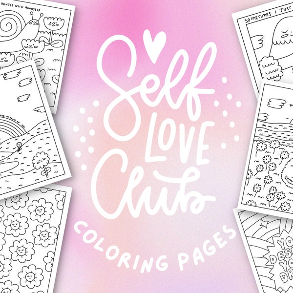 Self Love Coloring - Etsy