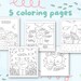 Positive Affirmations Coloring Pages: Mental Health Designs (digital ...