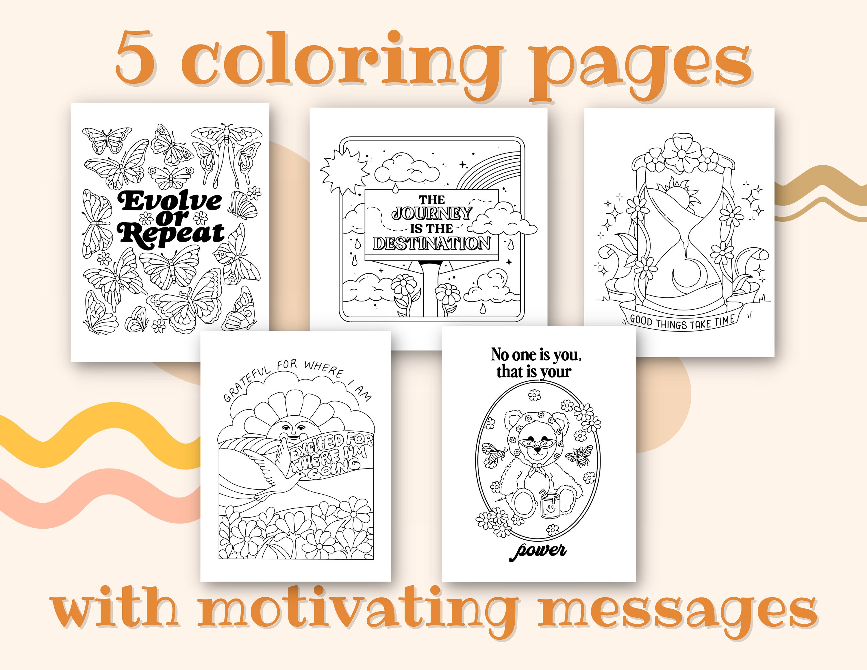 Motivational Coloring Pages | Printable Coloring Page | Coloring Pages ...