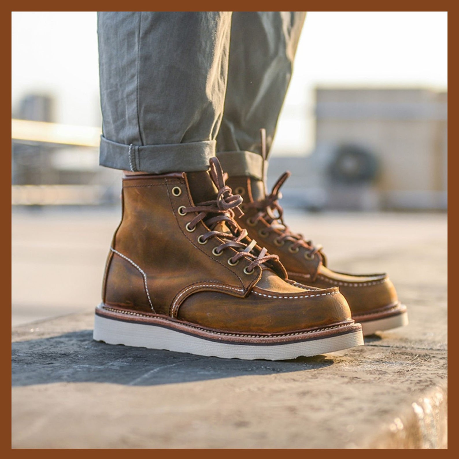 Boots Horse Leather Boots Retro Crazy Men's High-top - Etsy