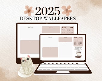 Desktop Organizer Wallpapers Set Calendar 20232024 folder/icon ...