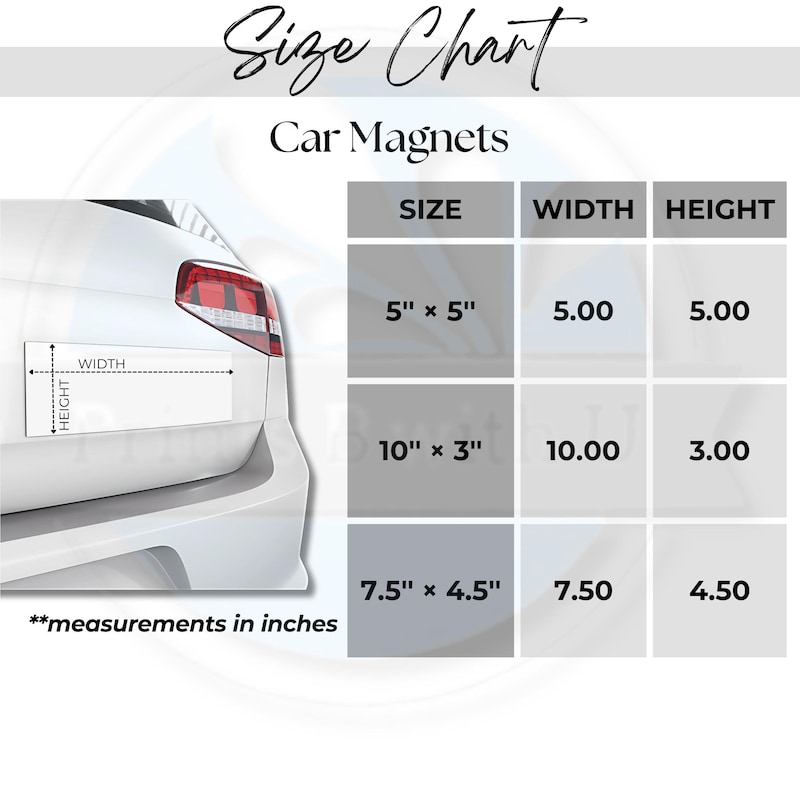 Car Decal Mockup - Etsy