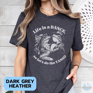 Tango Dance Shirt, Vintage Cottagecore Frog Tee, Mental Health Tshirt ...